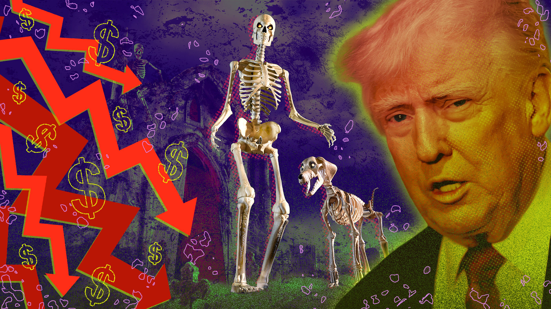 Is the Home Depot's viral 12-foot skeleton a victim of President Trump ...