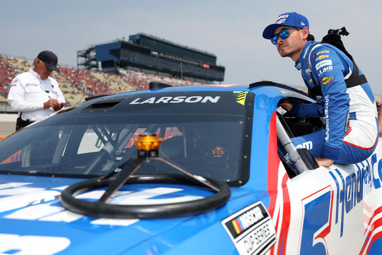 Kyle Larson Reveals Reason Behind Scary Crash in Plymouth