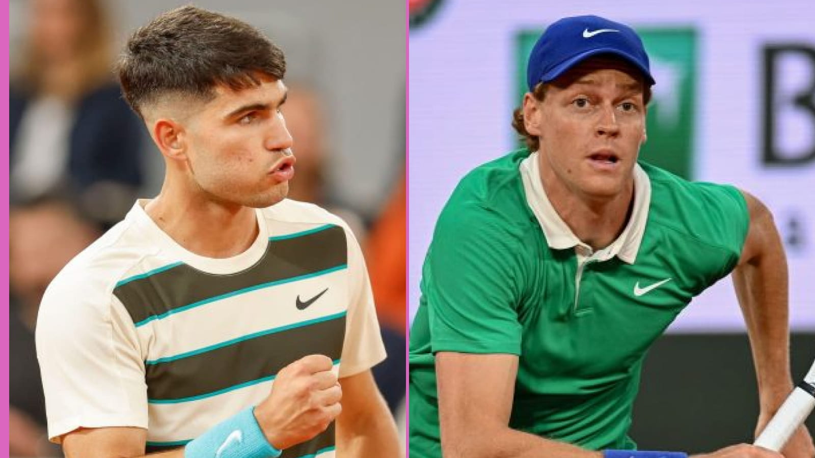 The inspiration behind Jannik Sinner and Carlos Alcaraz’s French Open ...