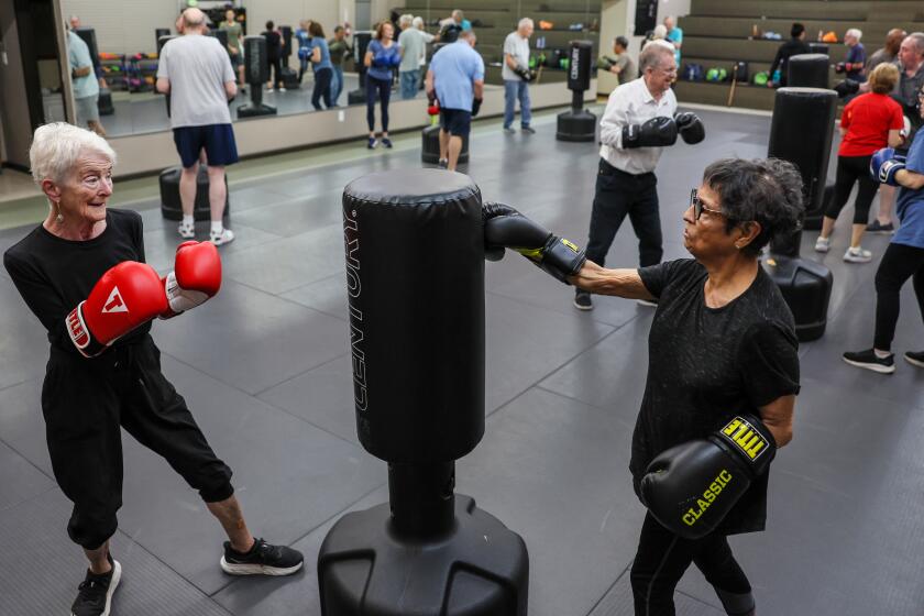 Plaschke: I'm fighting Parkinson's one punch at a time