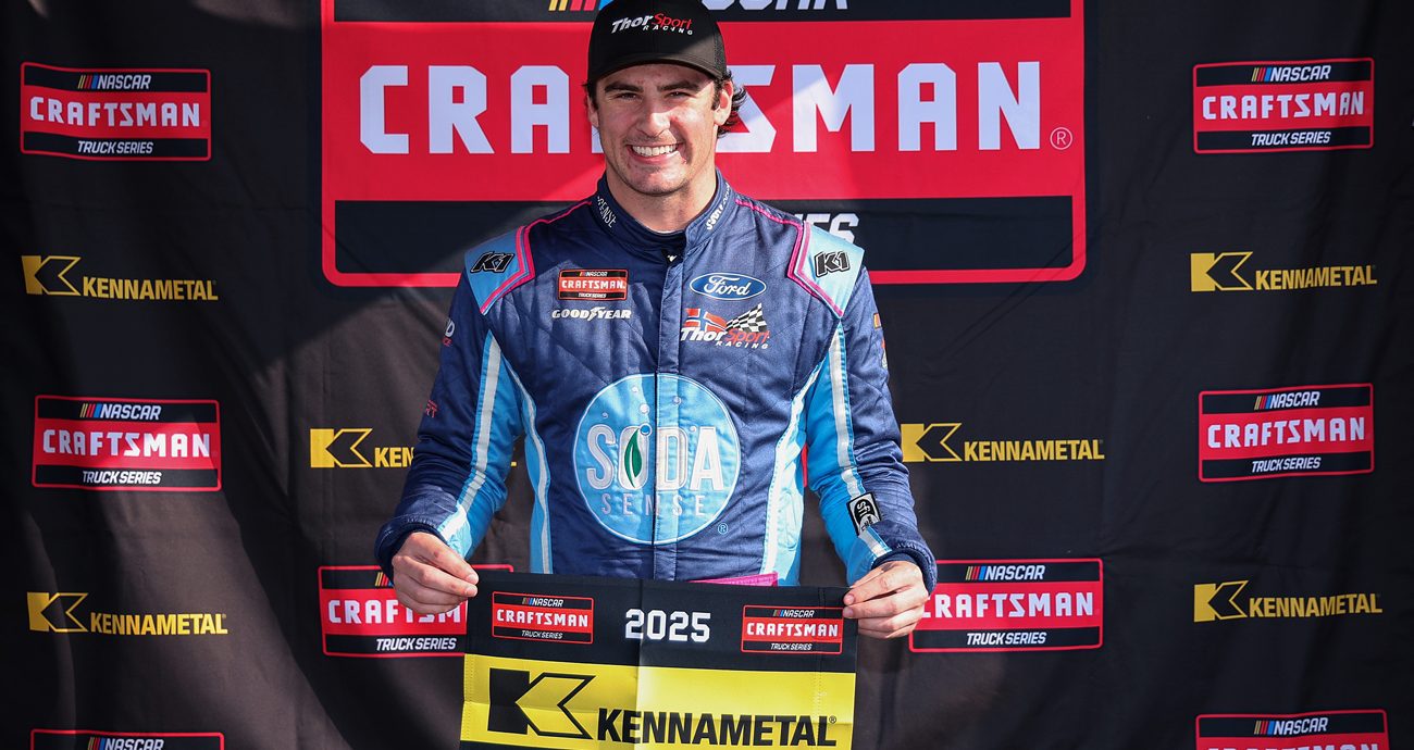 Luke Fenhaus scores first career Truck Series pole at Michigan