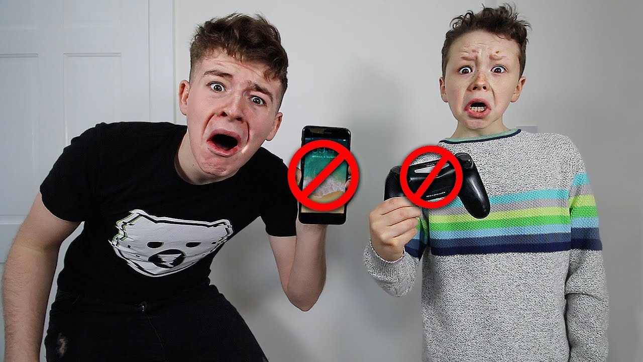 The 24 Hour No Electronics Challenge with My Little Brother