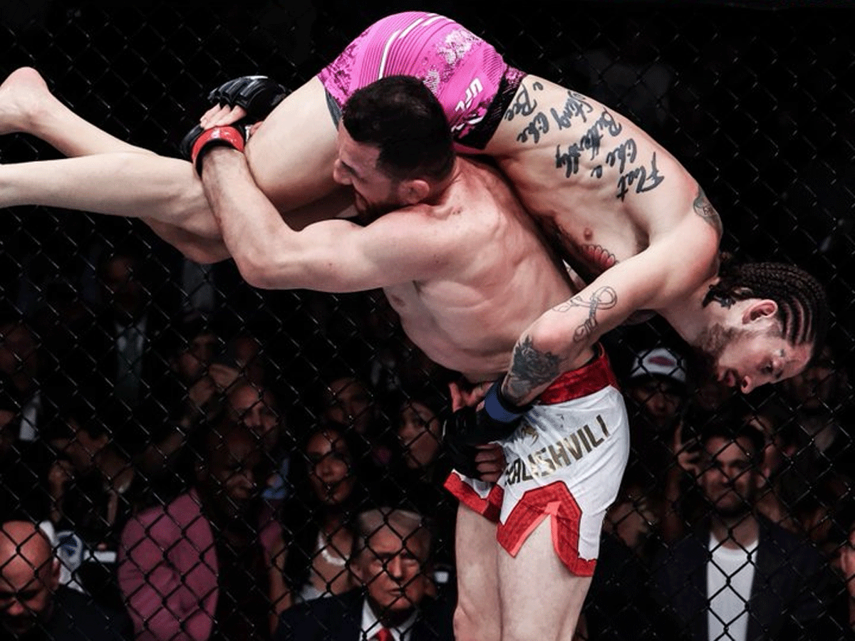 UFC 316: Merab Dvalishvili beats Sean O'Malley with north-south choke ...