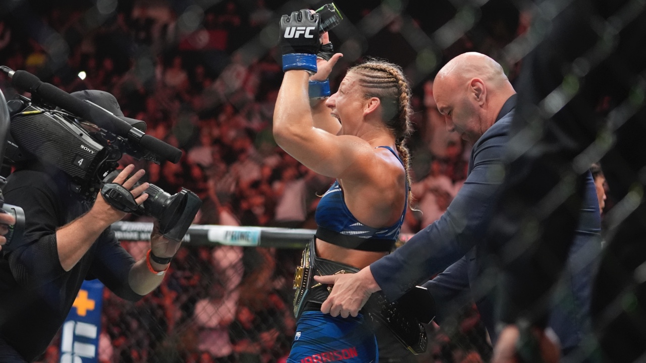 Kayla’s Coronation: Harrison beats Pena, adds UFC title to Olympic gold