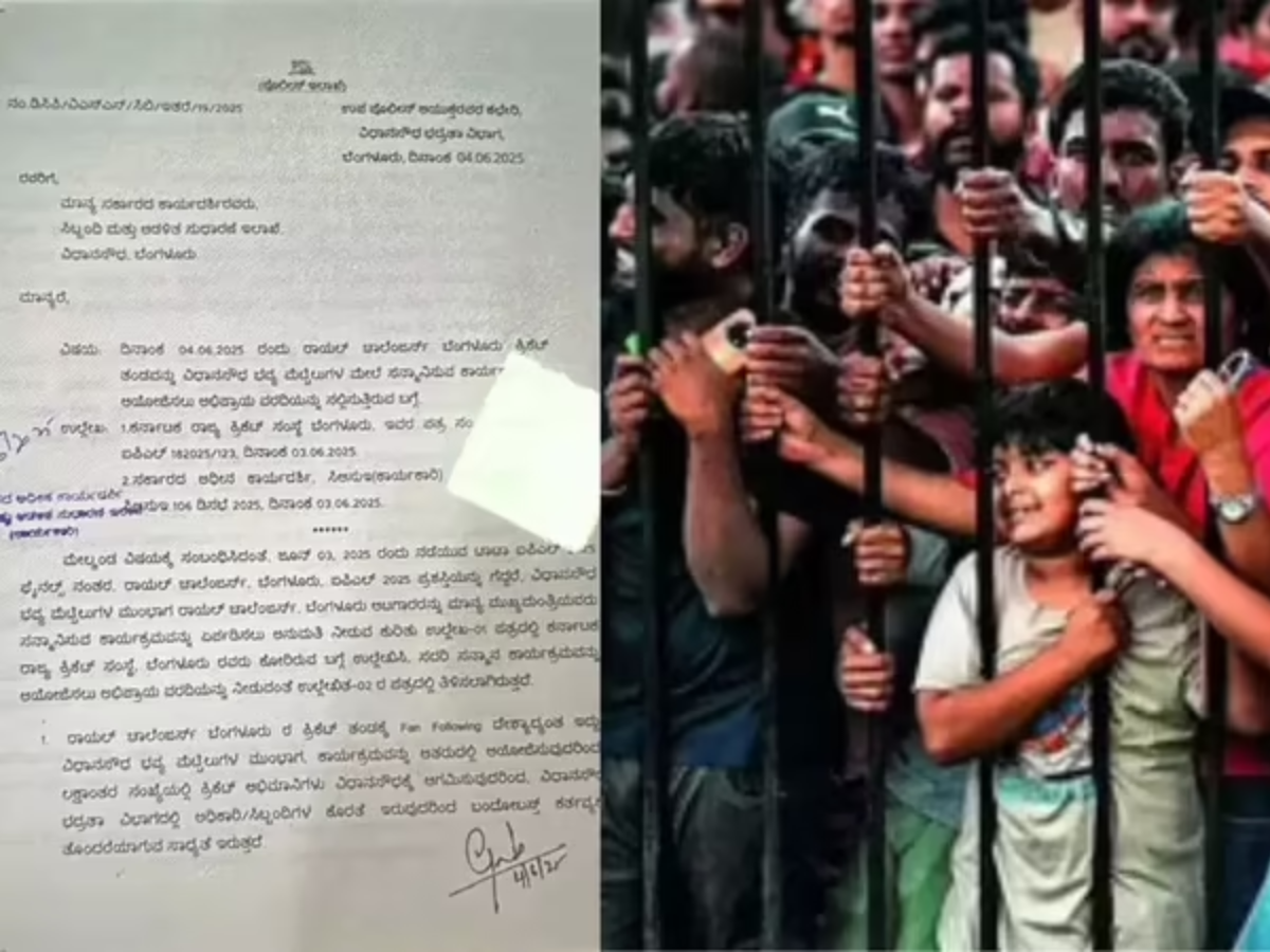 Bengaluru stampede: Top cop’s warning letter to Karnataka govt before ...