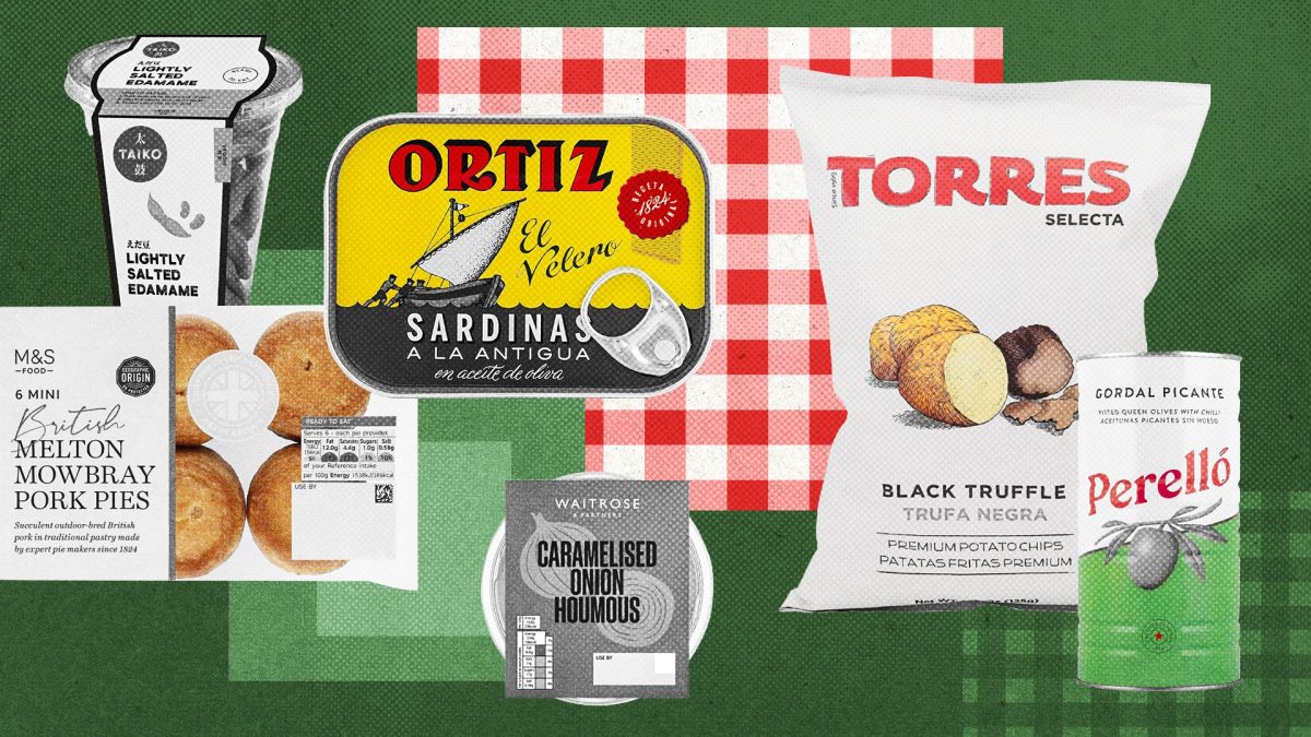 The best posh picnic snacks for under £7