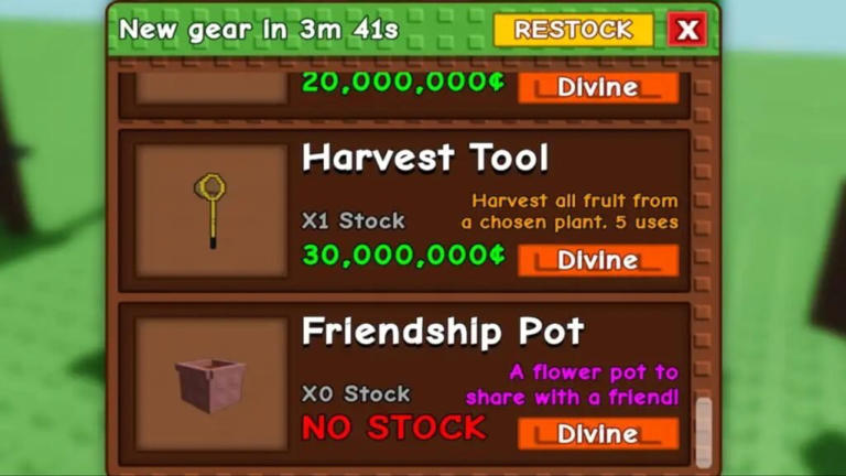 How to get and use the Friendship Pot in Grow A Garden