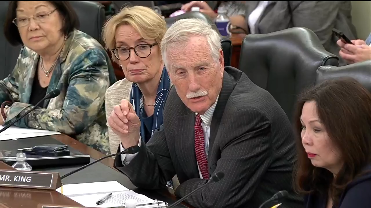 'Give Me A Reason To Vote For You': Sen. Angus King Slams VA Trump ...