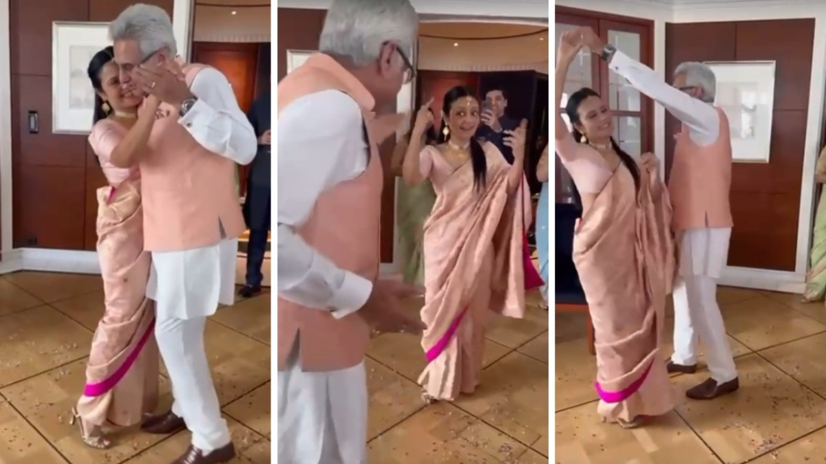 Newlyweds Mahua Moitra, Pinaki Misra's viral wedding dance: An evening ...