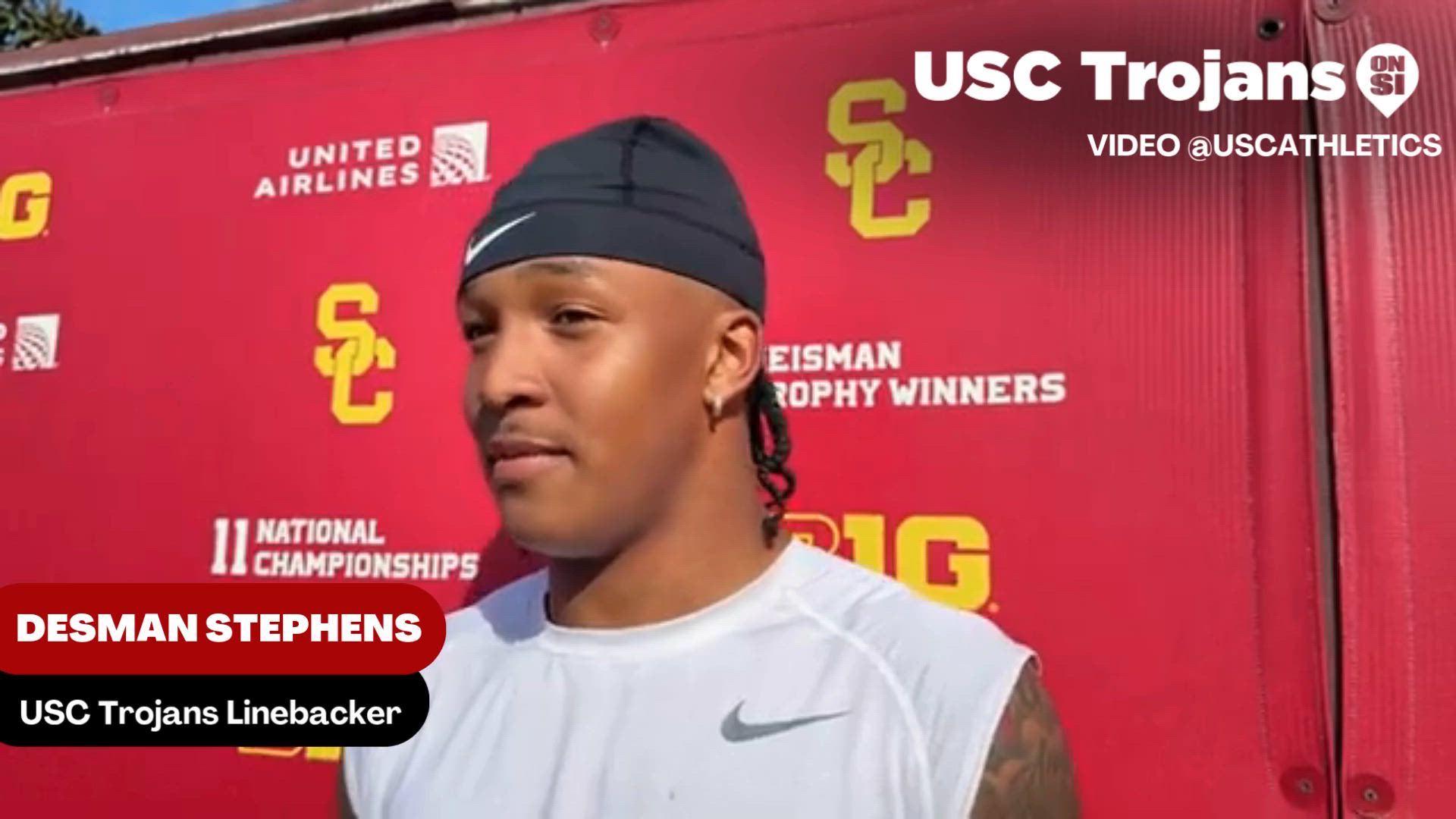 USC Trojans Linebacker Desman Stephens On Competition