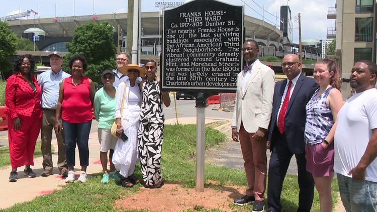 Franks House honored as a key piece of Charlotte's Black history