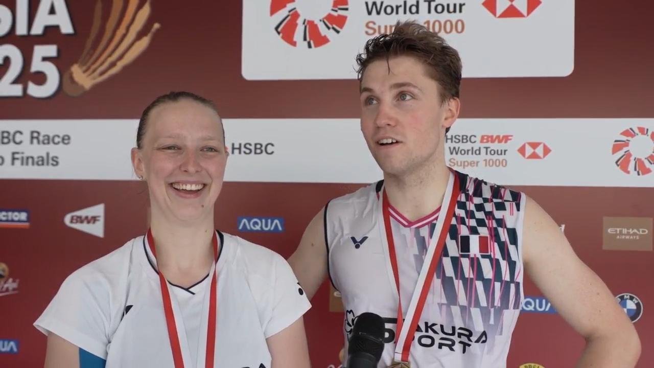 French mixed duo make 'crazy' badminton history with Indonesia Open title