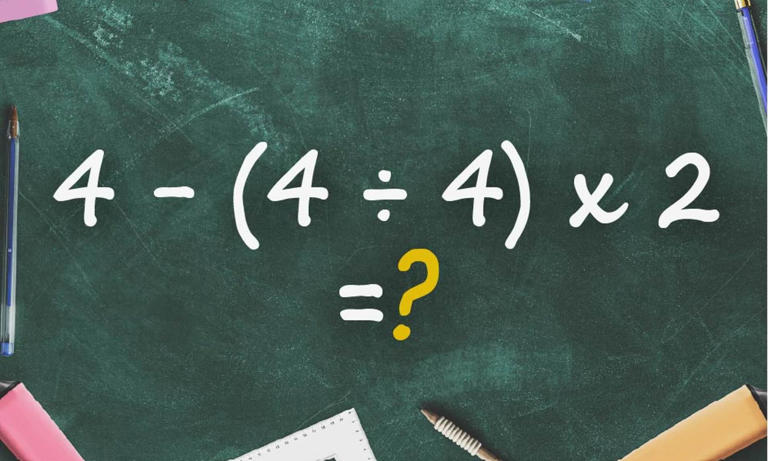 Grade School Math Problem Confuses People But The Answer Is Easy Can