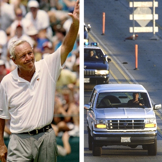 At the 1994 U.S. Open, Oakmont, Arnie and O.J. merged on the most ...