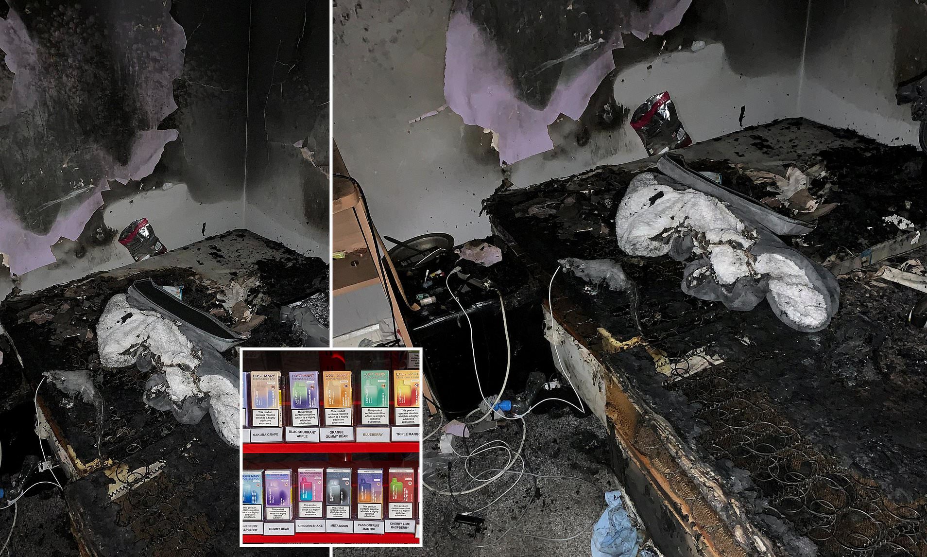 Fire warning issued to households over common vape mistake