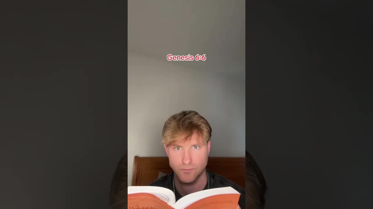 bwag: bible regret? man reacts to genesis 6:6 #shorts