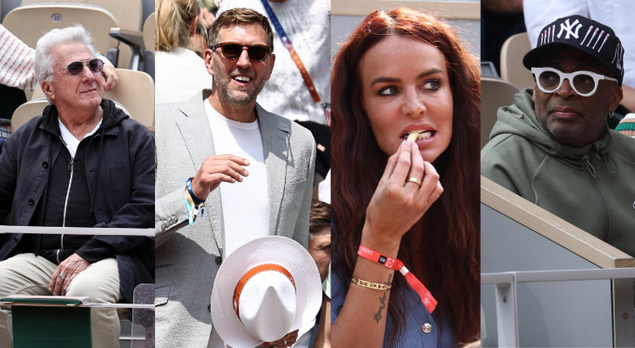 Roland Garros, i look dei vip alla finale tra Sinner e Alcaraz: Dustin ...