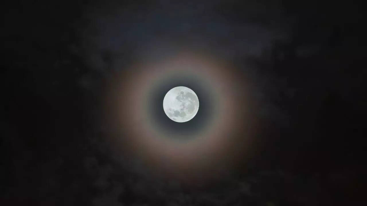 What is the moon halo, and what does it mean