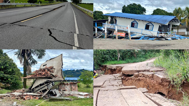 Impactantes imágenes que dejó el temblor en Paratebueno, zona del ...