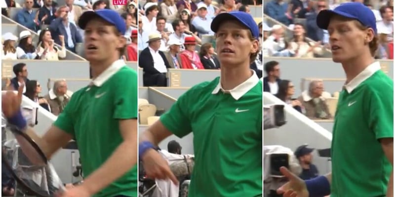 Sinner e la frase urlata a Vagnozzi e Cahill sugli spalti: "Tiro forte ...