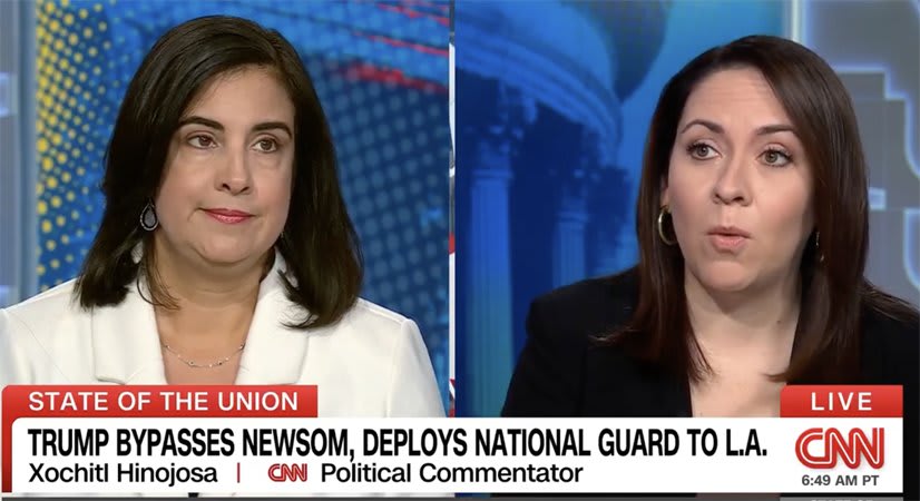 'No, no, no, no, no': GOP lawmaker shut down over LA protest violence blame