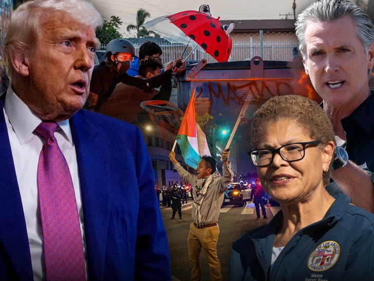 President Trump Slams Gavin Newsom and Karen Bass Over L.A. Demonstrations