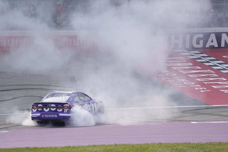 NASCAR Michigan winners and losers: Denny Hamlin wins on 701st start ...