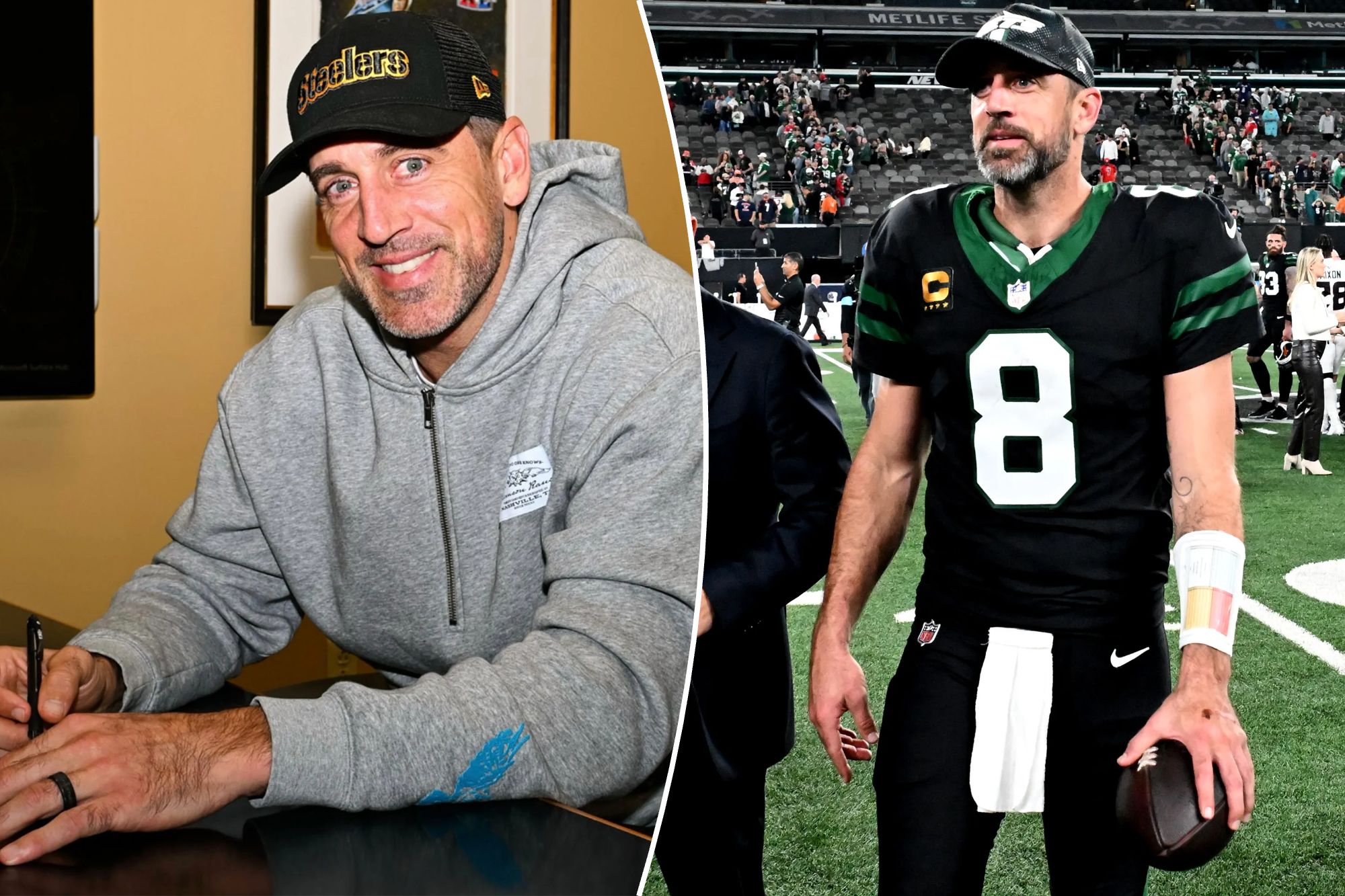 Aaron Rodgers fuels marriage rumors with sneaky ring appearance in ...