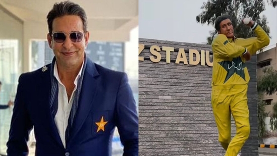 Wasim Akram's bizarre life-size statue in Hyderabad triggers laugh riot, trolled on X: ‘99 World ...