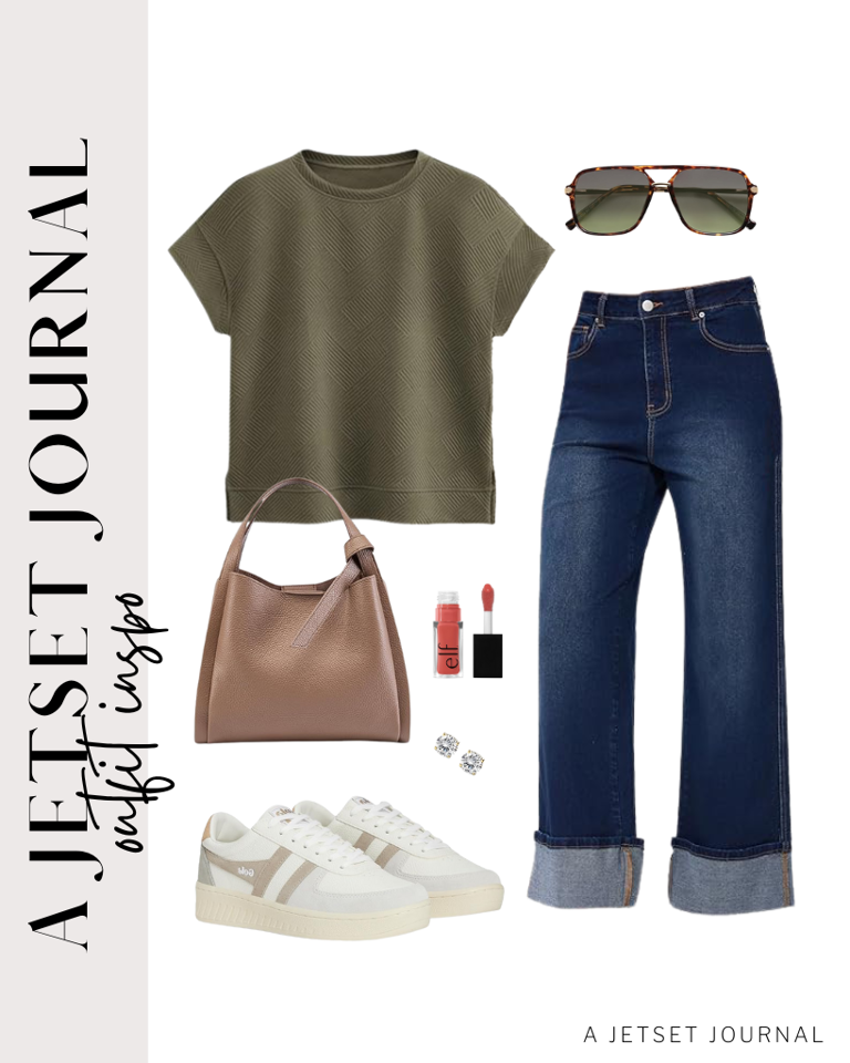 Your Classic Tops and New Denim in Five Outfit Ideas