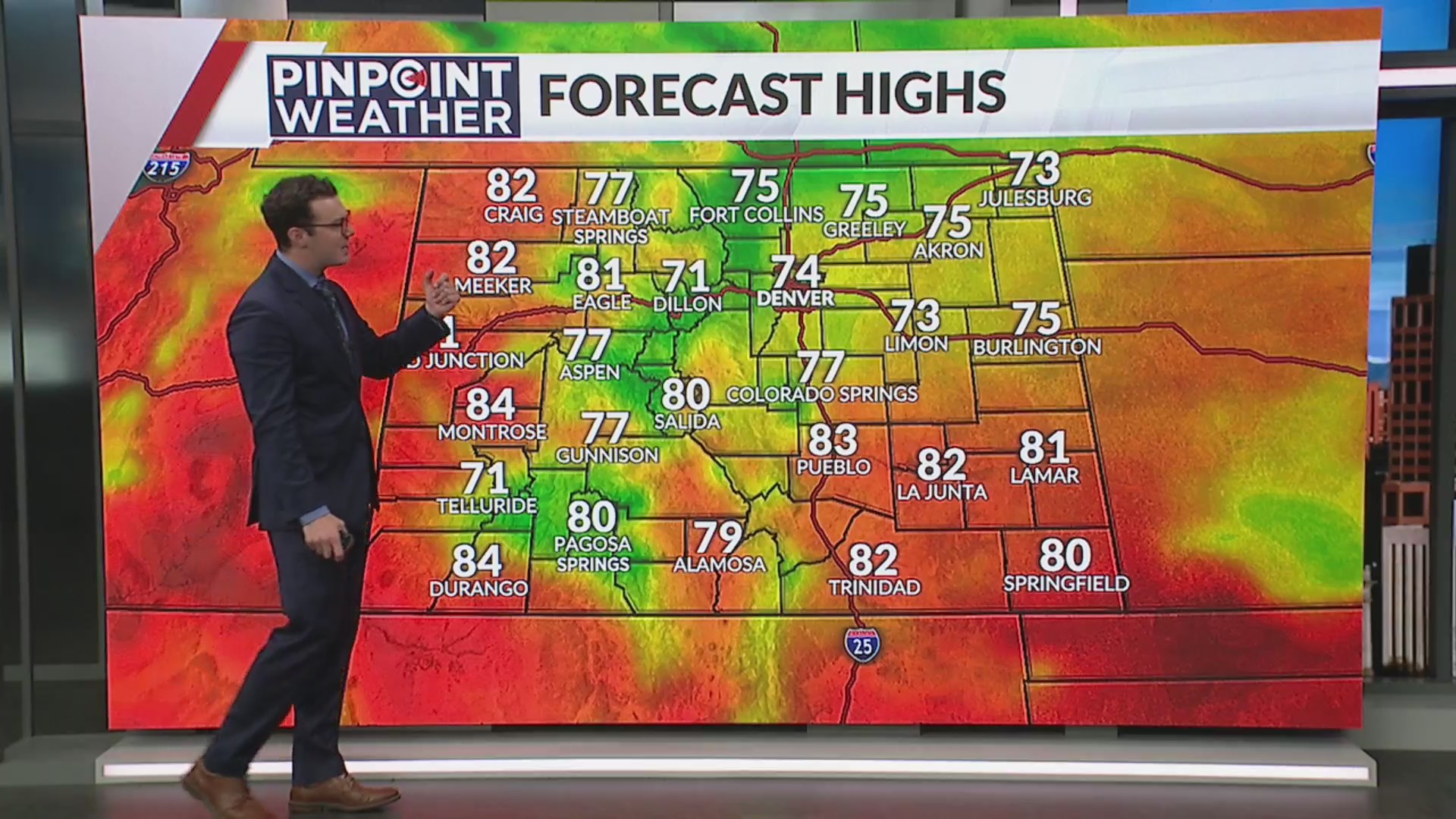 Denver weather: Chance for afternoon storms