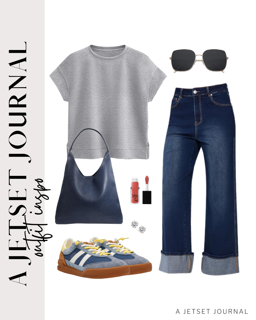 Your Classic Tops and New Denim in Five Outfit Ideas