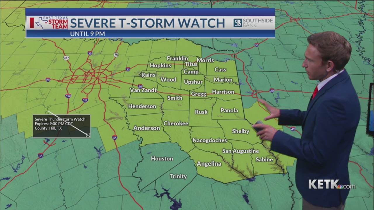 Sunday Evening Forecast: Severe Storms Expected Tonight