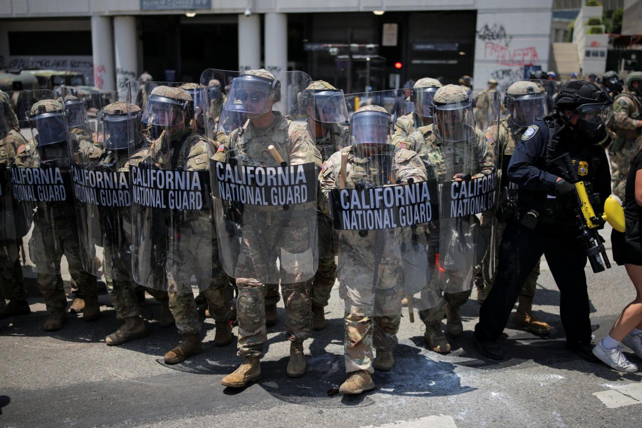 National Guard Deploys in L.A. in Response to Protests