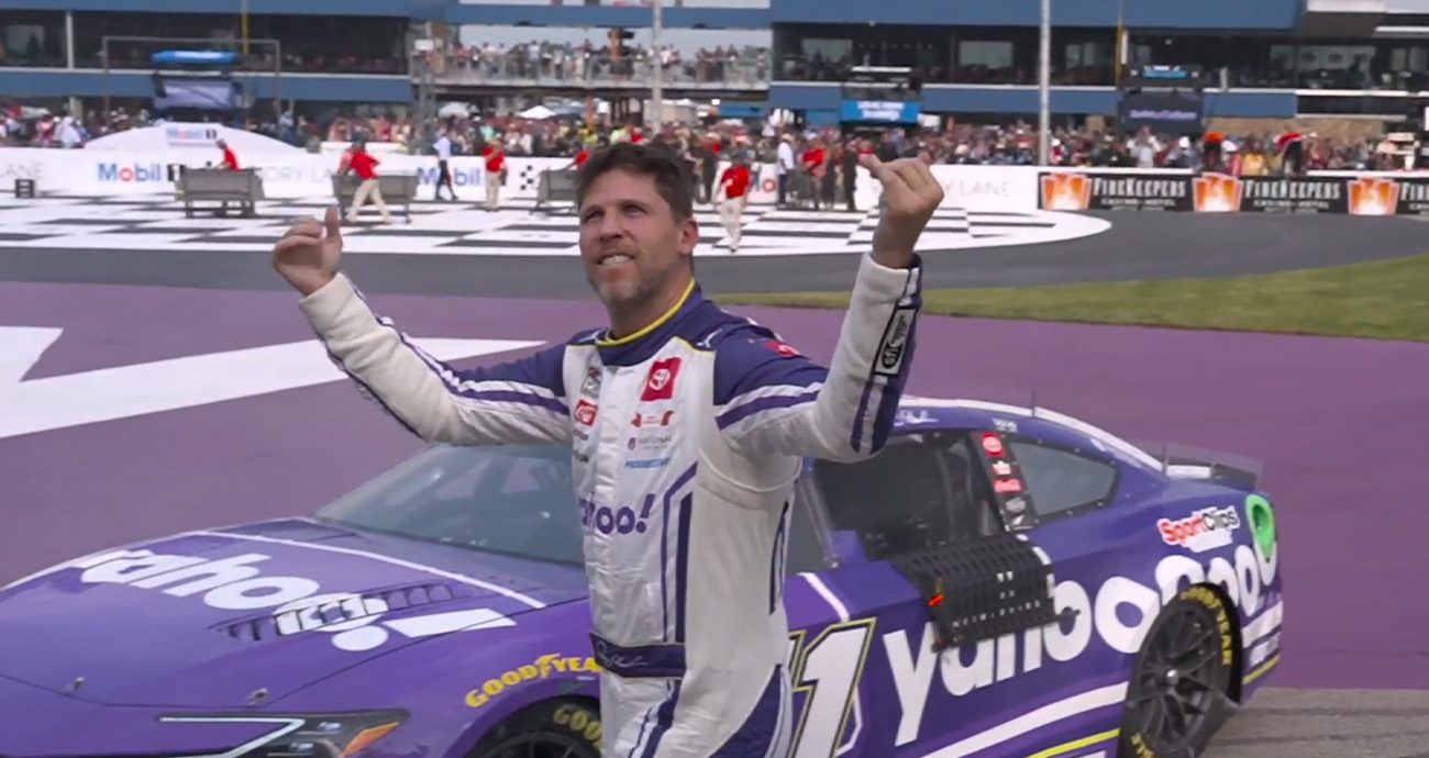 Denny Hamlin: 'I beat your favorite driver' in Michigan win