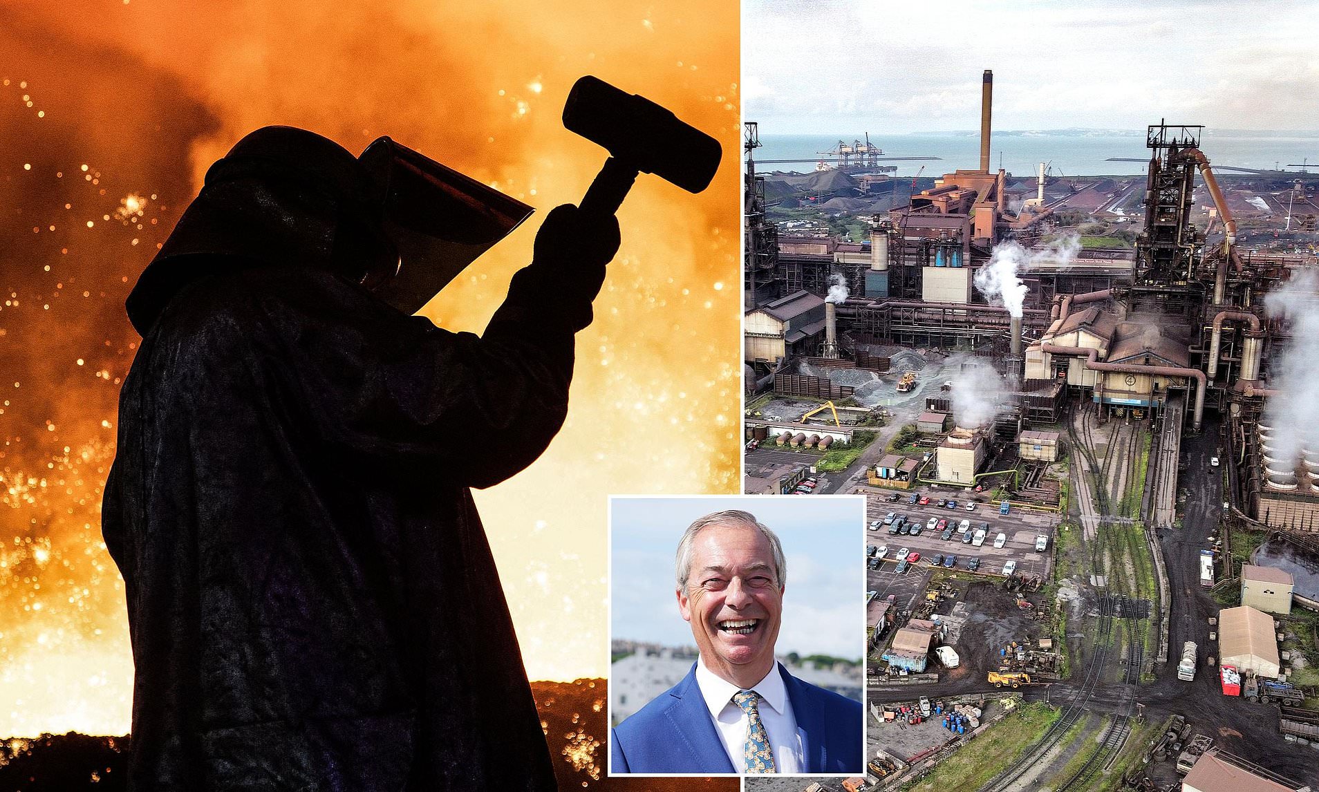 Revealed, Nigel Farage's big idea to help save the steel industry in Wales