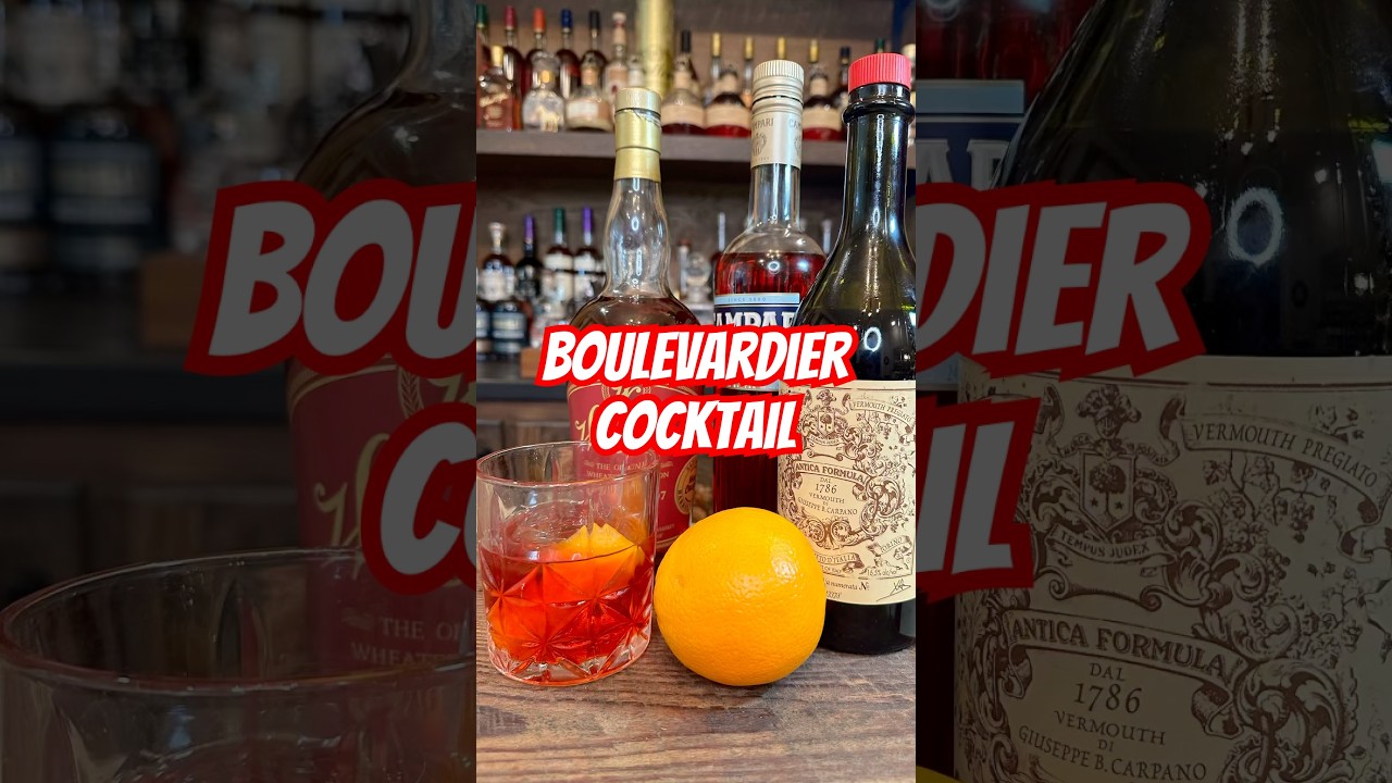 Mix a boulevardier cocktail for a bourbon twist on a Negroni