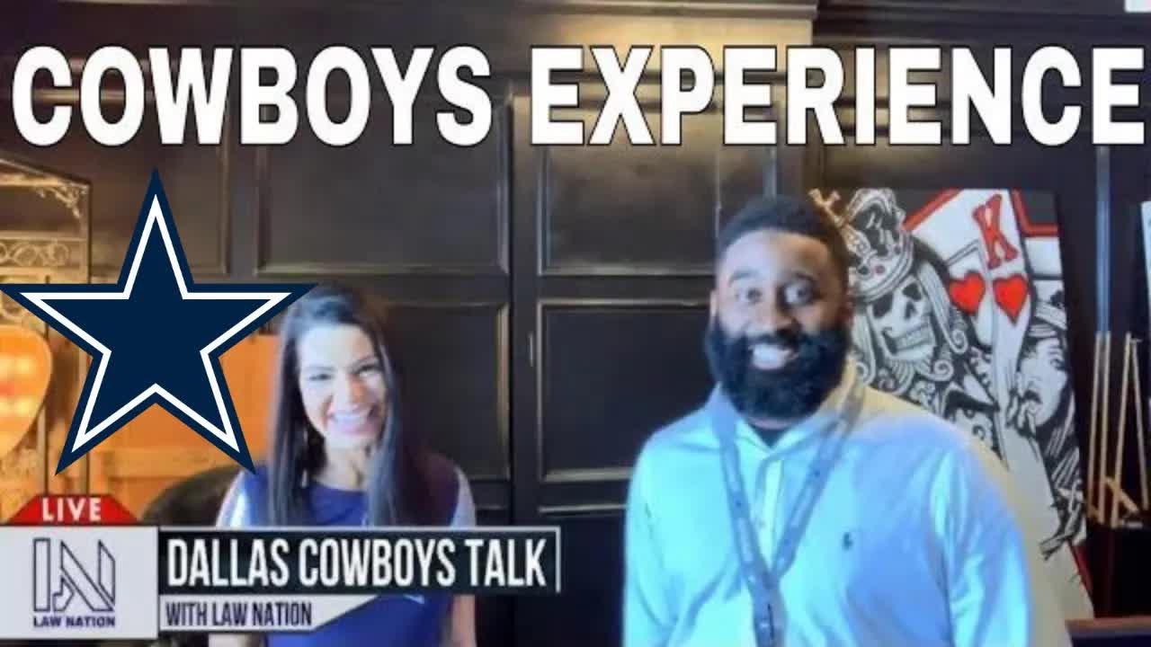 law nation sports: dallas cowboys experience with erica from brazil