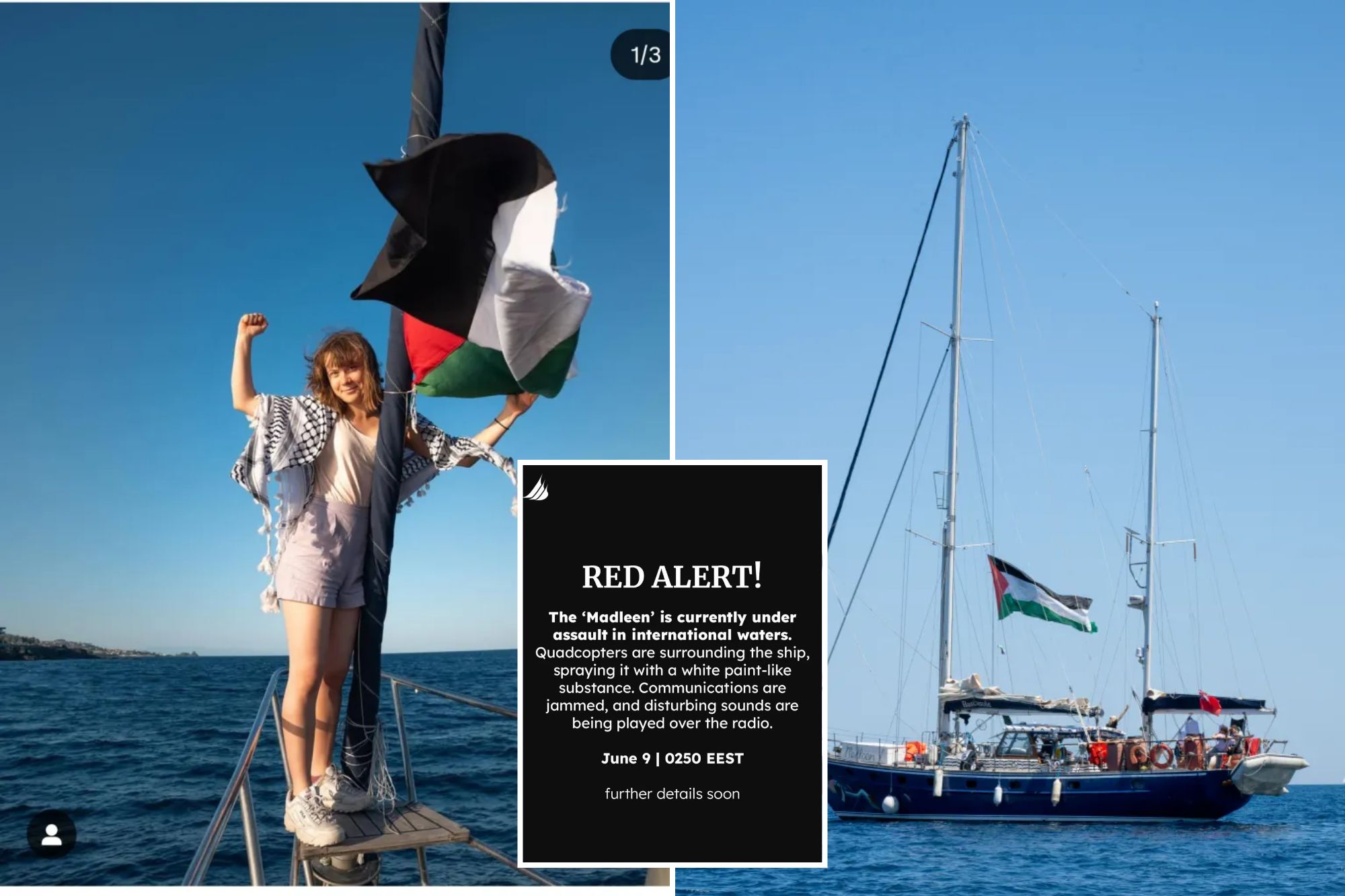 Gaza-bound ‘Freedom Flotilla Coalition’ boat carrying Greta Thunberg is ...