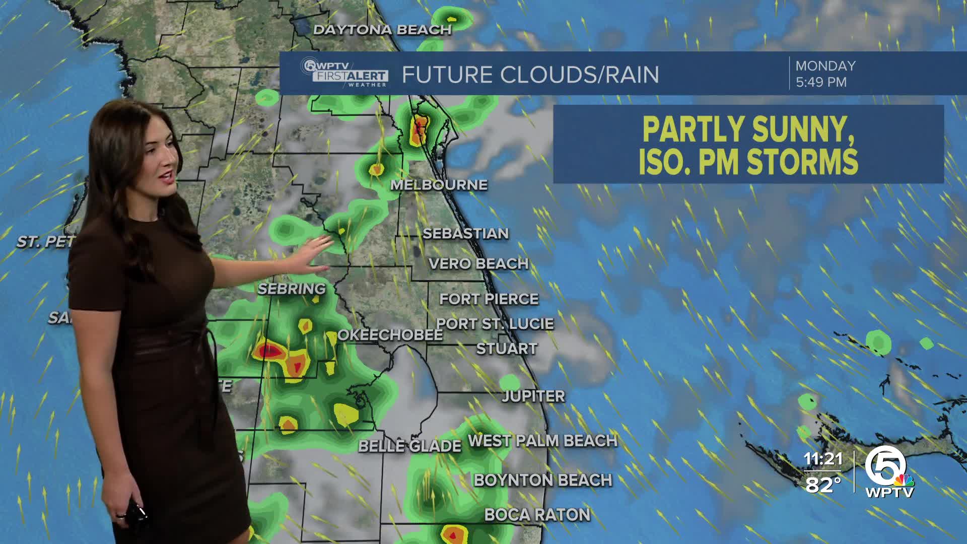 WPTV First Alert Weather Forecast for Evening of June 8, 2025