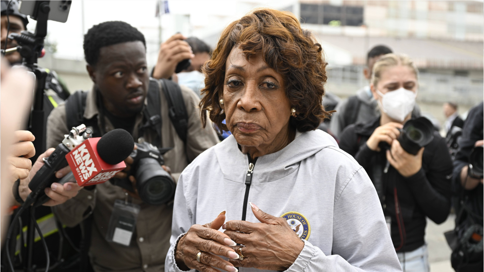 Maxine Waters has door slammed in her face after being denied entry ...