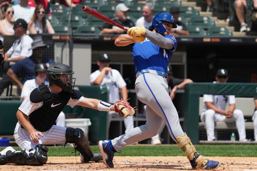 Royals survive 9th inning scare; Caglianone notches 4 hits vs. White Sox