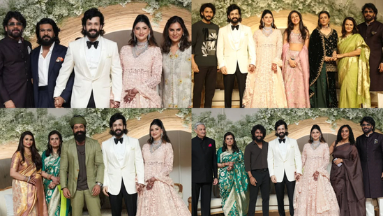 Akhil Akkineni and Zainab Ravdjee's reception: Ram Charan, Mahesh Babu ...