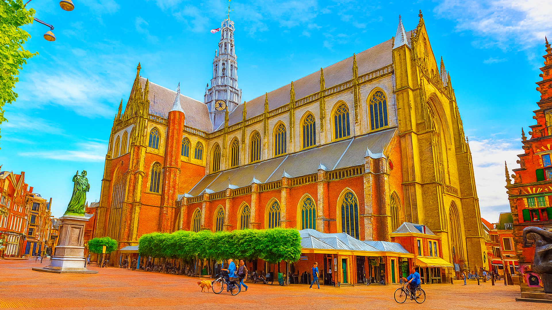 Haarlem in 4K | A Dutch City Full of Charm, History, and Canal Views