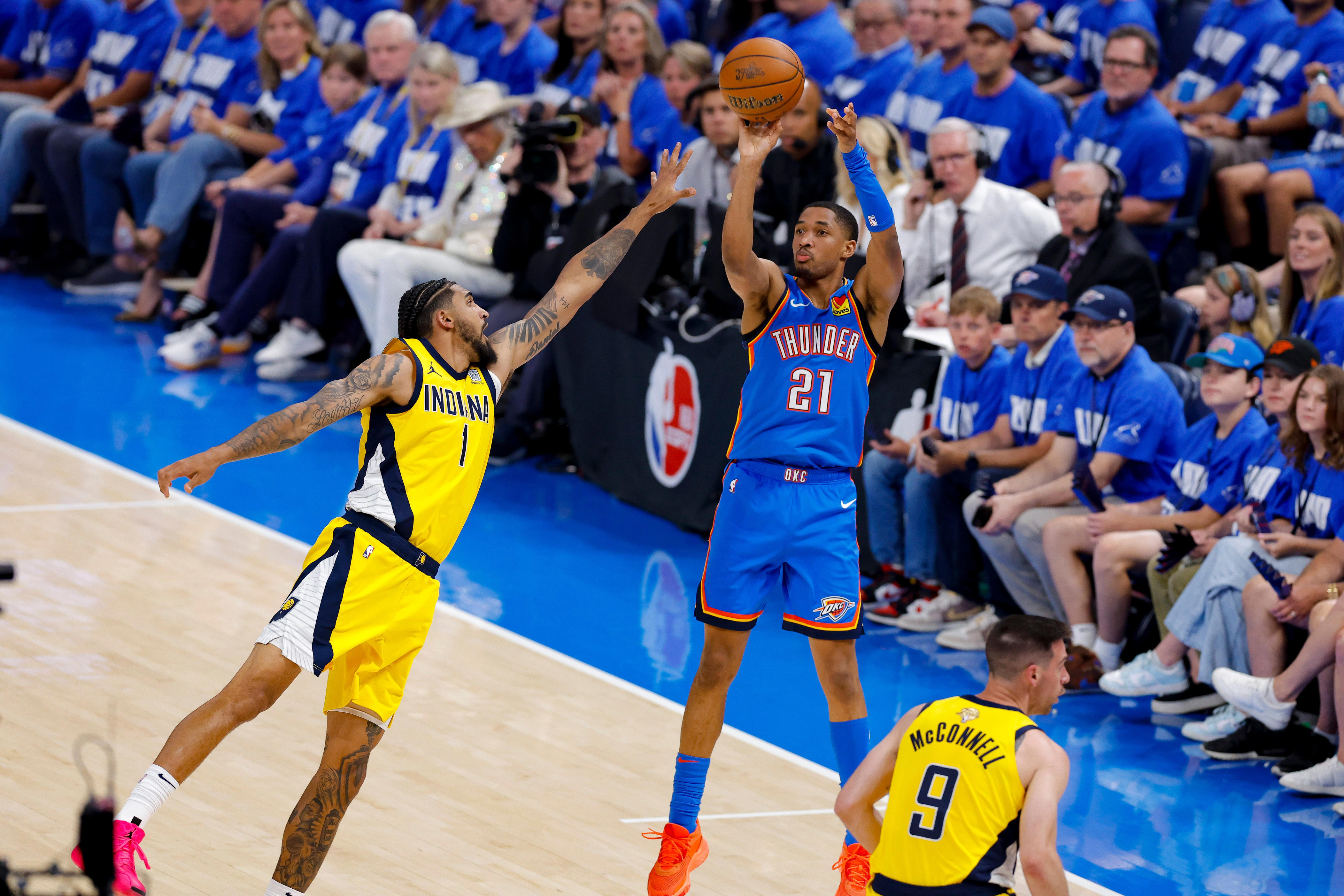 Aaron Wiggins shines in Thunder's Game 2 win over Pacers to even 2025 ...