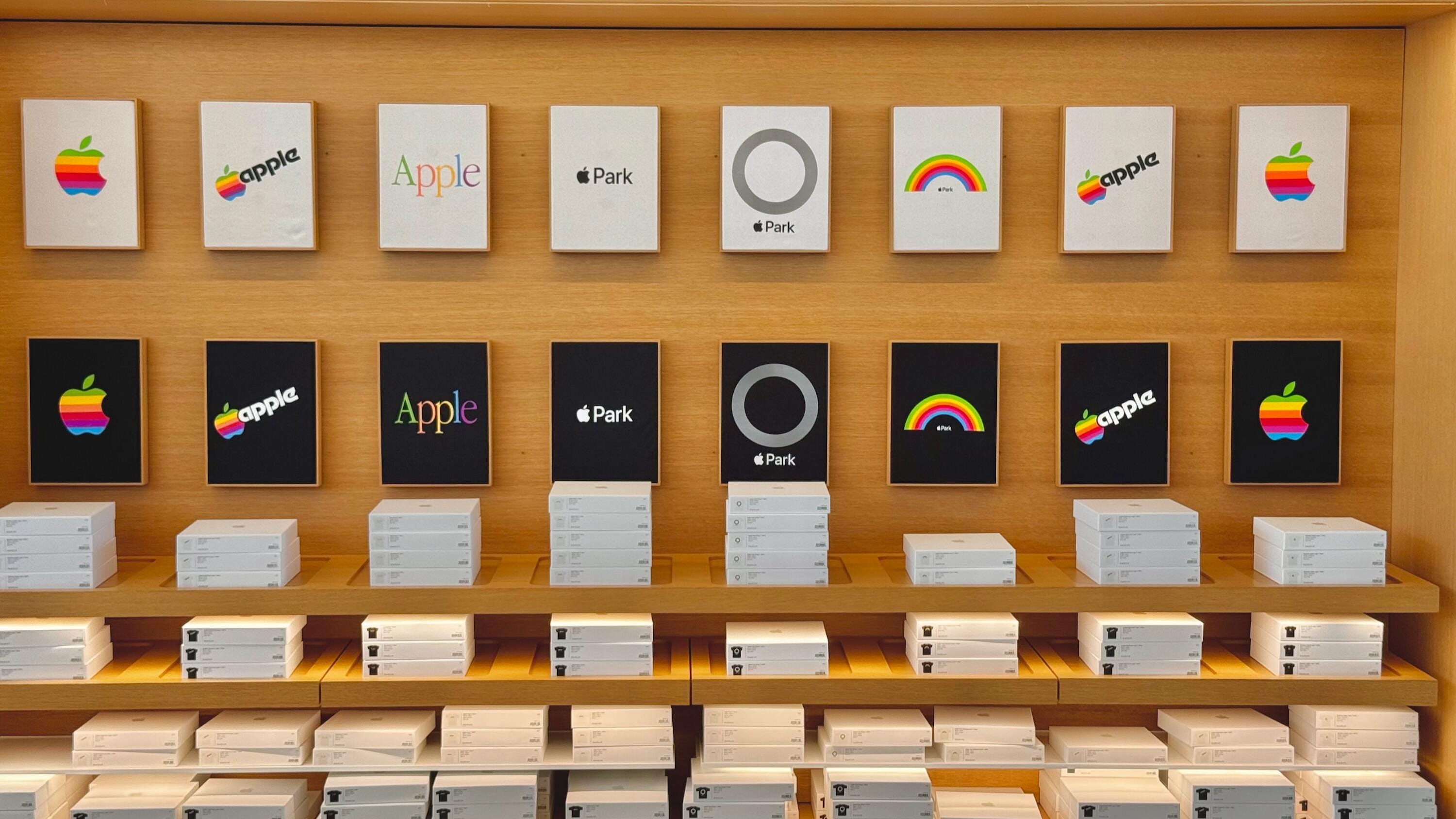 Apple Goes Retro for Its Logos on New WWDC Merch and I'm Here for It