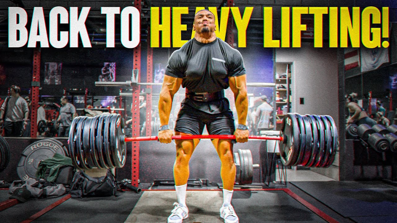 Back under the barbell - heavy lifts are back in session