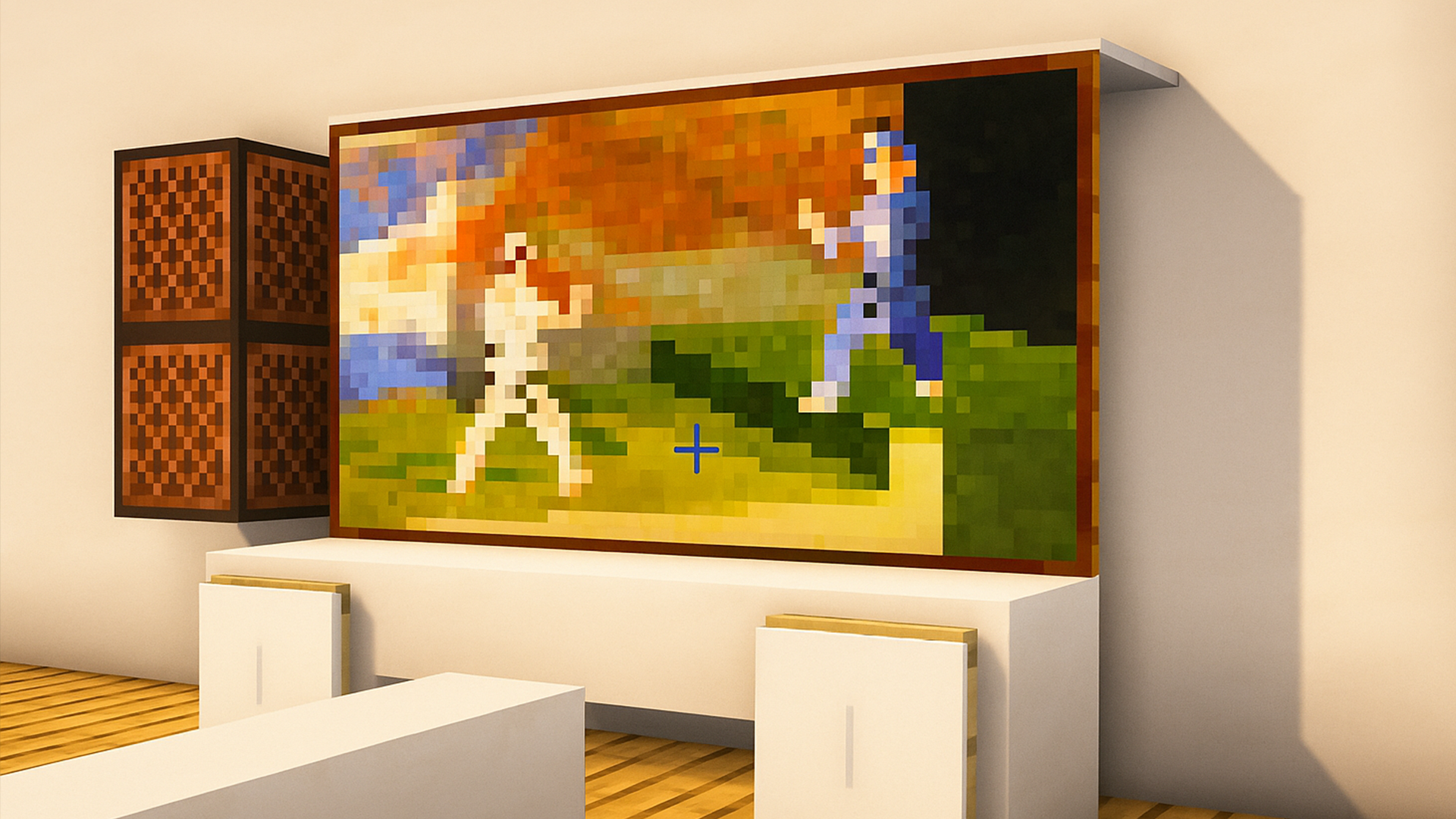 How to Build a Realistic TV in Minecraft 📺 | Modern Furniture & Decoration Tutorial