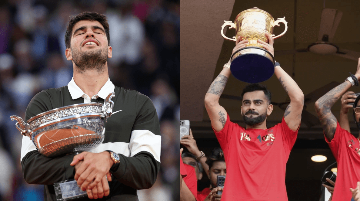 Old video of commentators comparing Alcaraz with Kohli went viral after ...