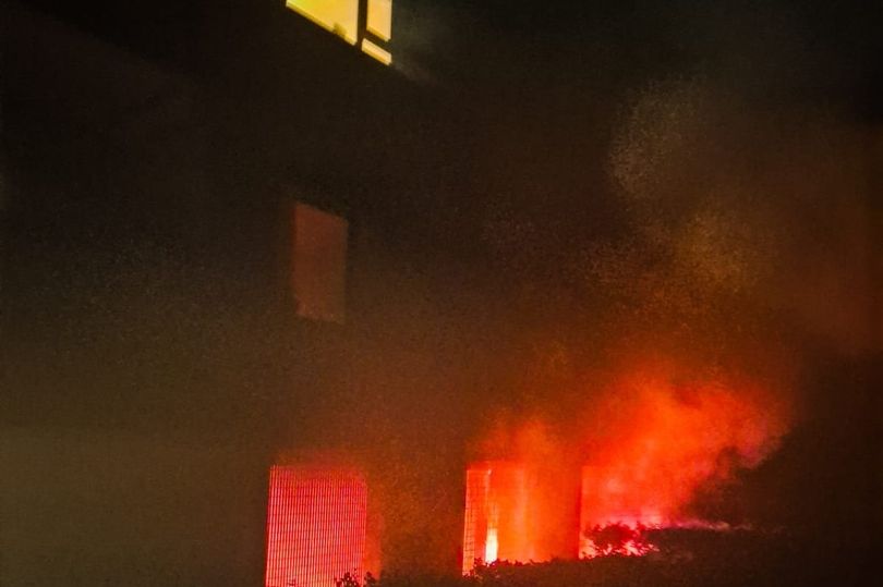 Harrowing pics show devastation after massive car park fire in Dublin